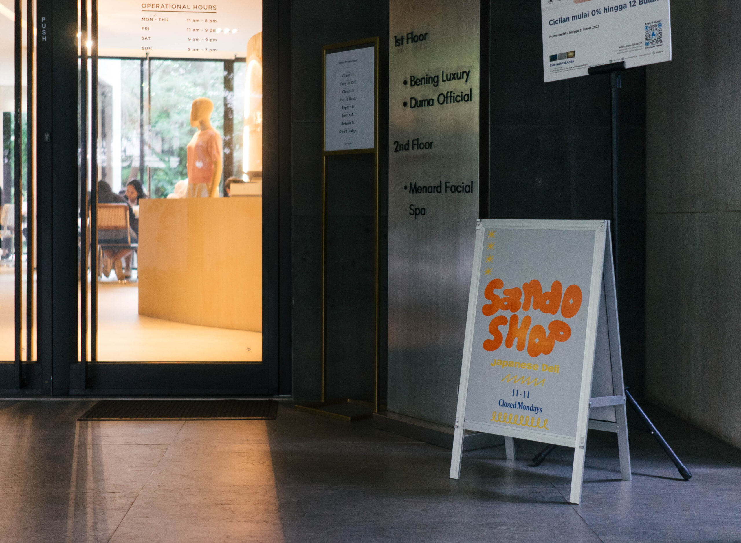 Flavours of Umami at Sando Shop - Manual Jakarta