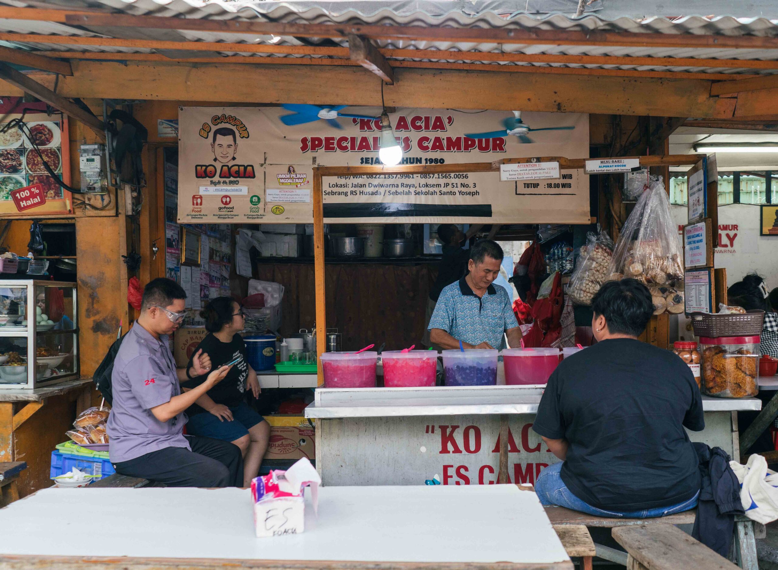 At Es Campur Ko Acia, Half a Century of Ice Desserts - Manual Jakarta