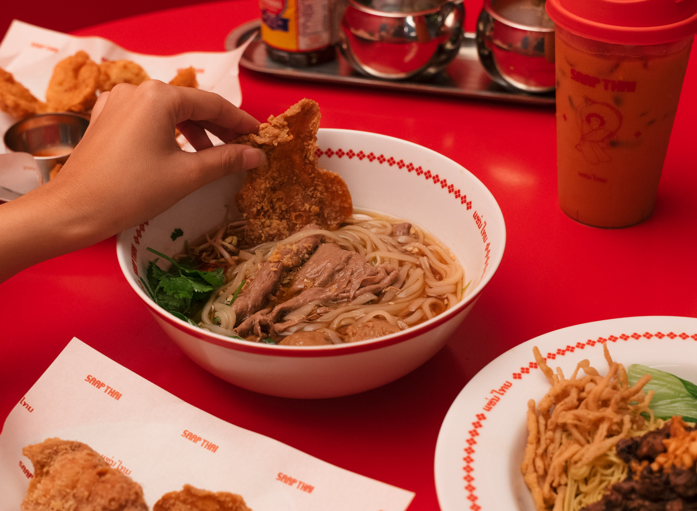 At Saap Thai, Boat Noodles for Friends - Manual Jakarta