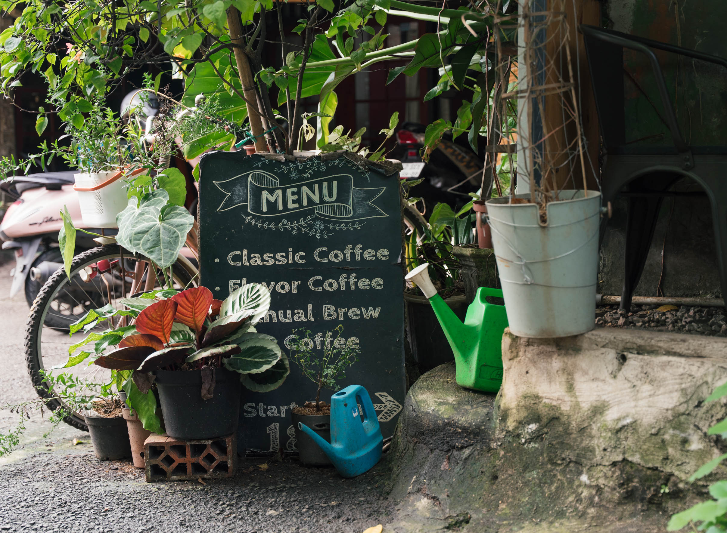 In a Quiet Alley, There's Membumi Kopi - Manual Jakarta