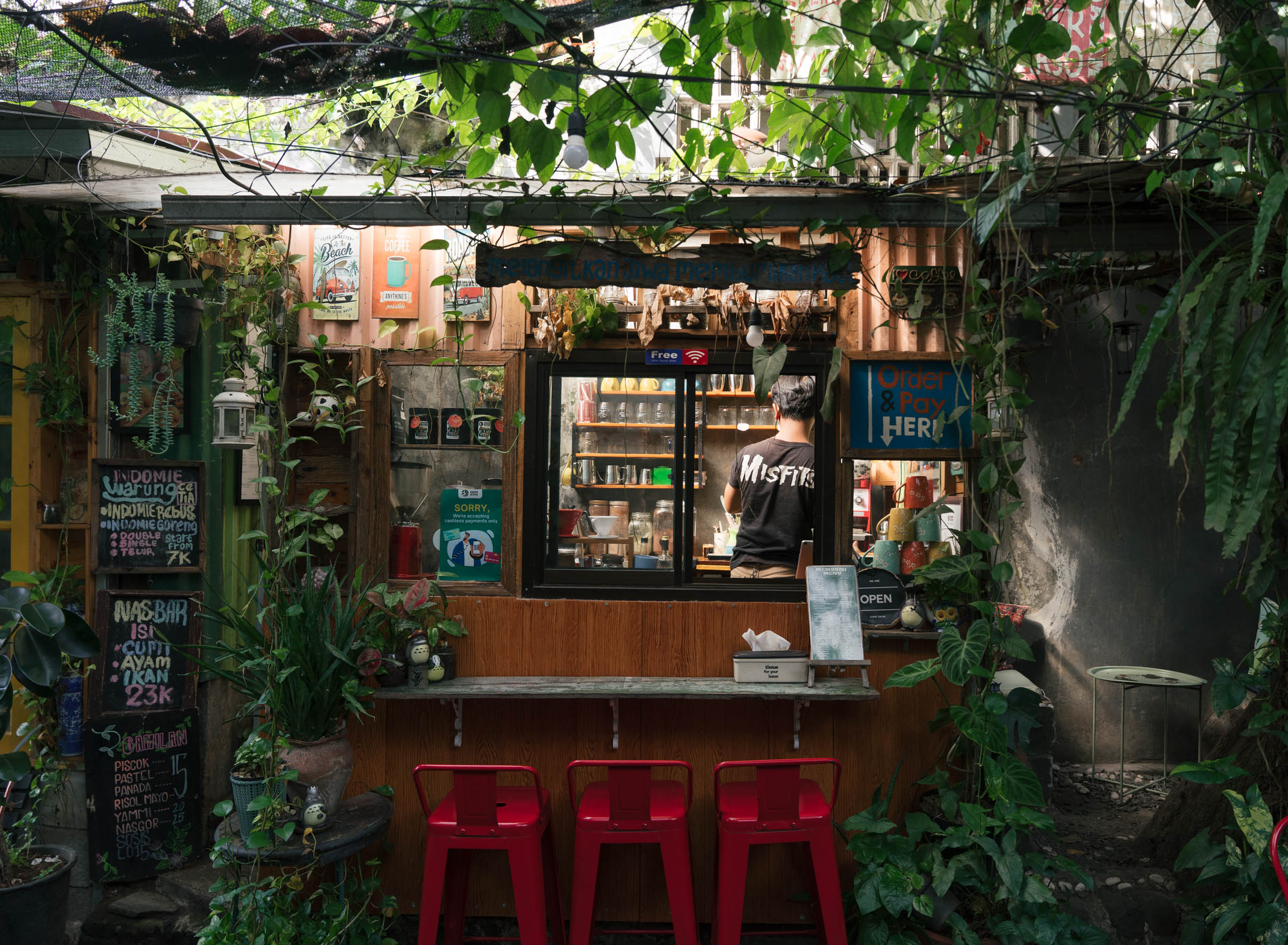 In a Quiet Alley, There's Membumi Kopi - Manual Jakarta