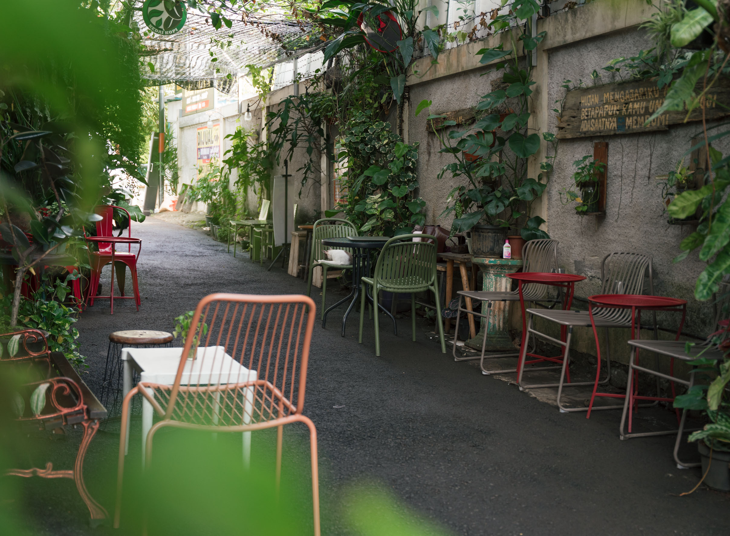 In a Quiet Alley, There's Membumi Kopi - Manual Jakarta